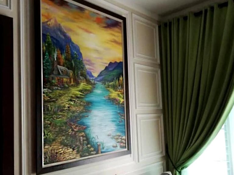 Lukisan Pemandangan Untuk Hiasan Dinding di Seni Jauhari – Jauhari®